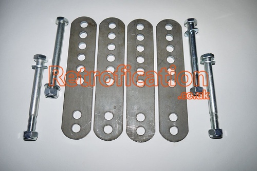 VW Caddy MK1 Pickup Adjustable & Extended Rear Spring Shackles | eBay UK